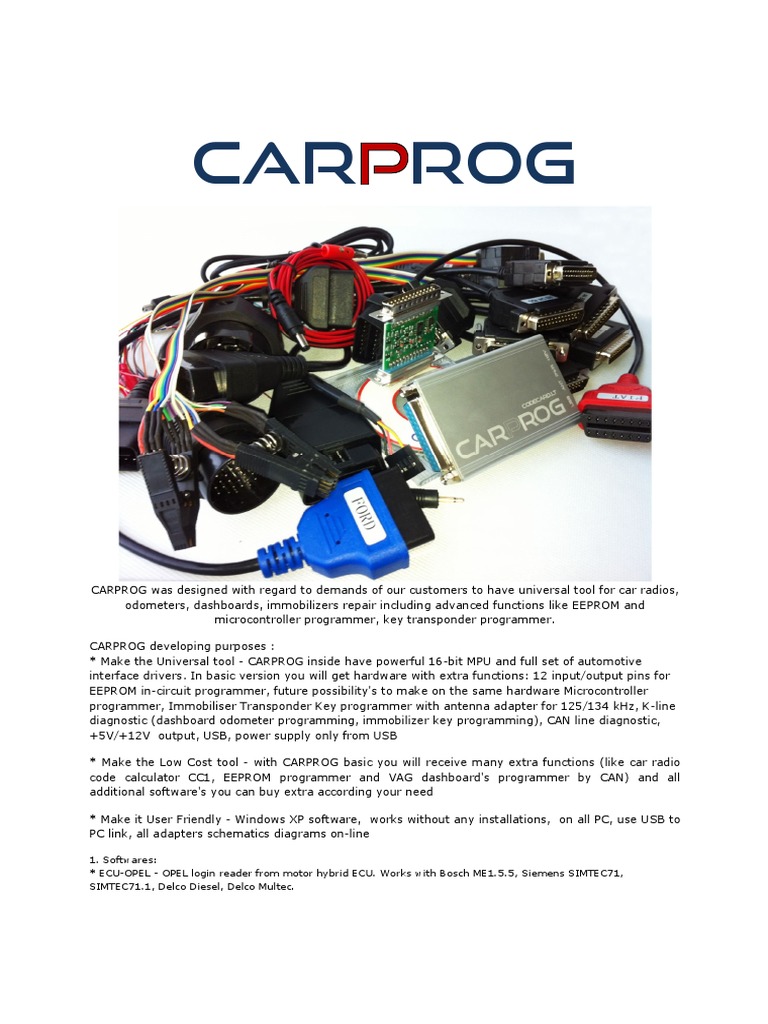 CarProg PDF | PDF | Airbag | Volkswagen