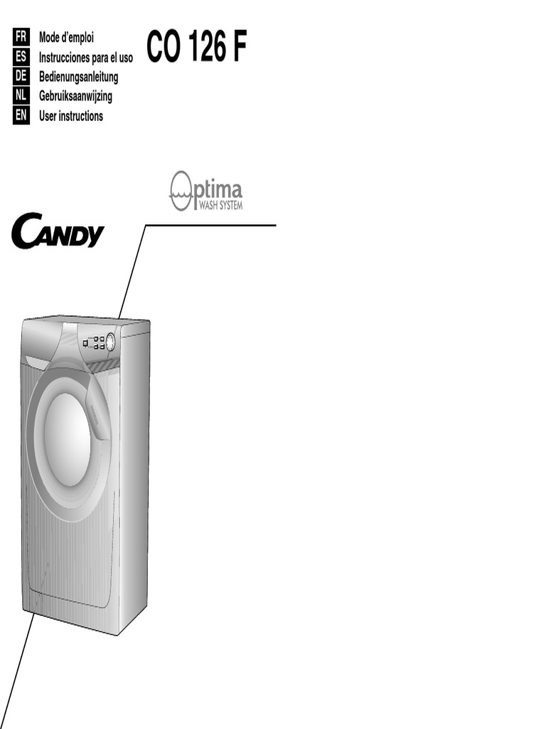 CO 126 F FRESDENLEN 410358301910485666 Candy 126 F Optima Wash System ...