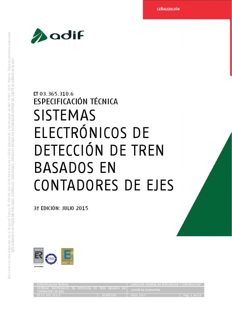 Adif | PDF | Transporte ferroviario | Ferrocarril