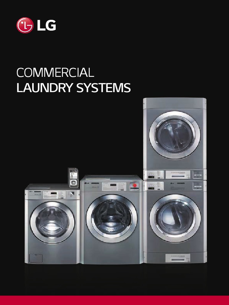 LG Commercial Laundry Catalog | PDF | Washing Machine | Laundry