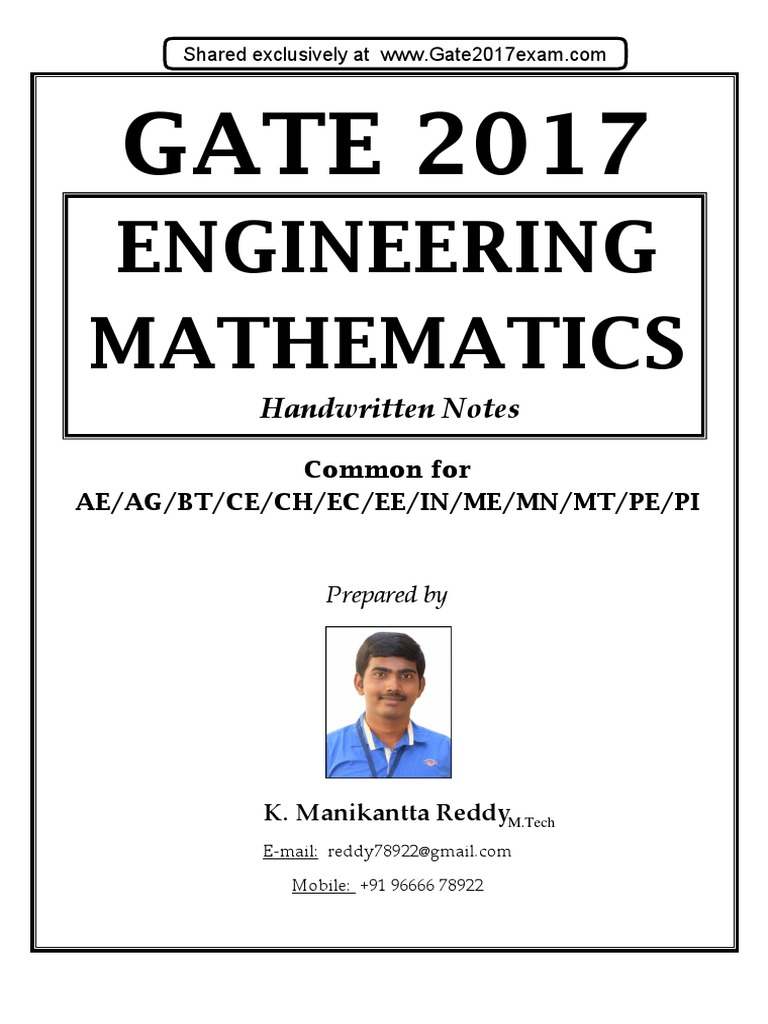 Gate Aerospace Notes PDF | PDF | Differential Calculus | Ordinary ...