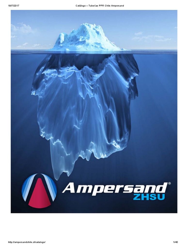 Catálogo - Tuberías PPR Chile Ampersand | PDF
