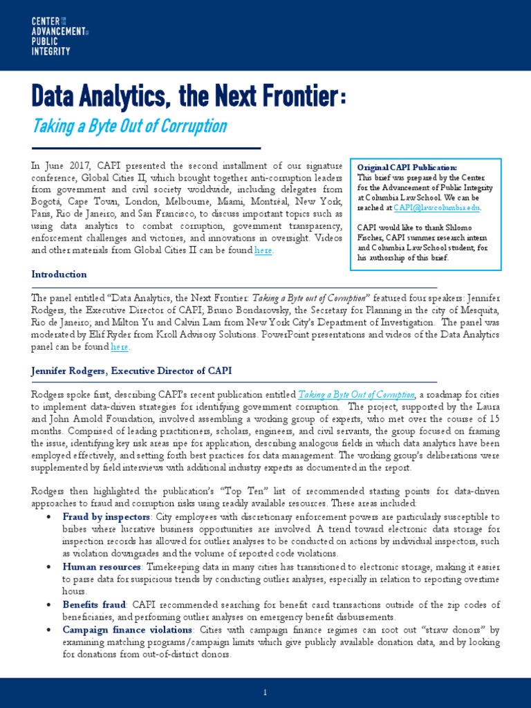 Data Analytics: The Next Frontier | PDF | Fraud | Analytics