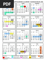 Chicago Public Schools 2019-2010 Calendar | PDF | Behavior Modification ...