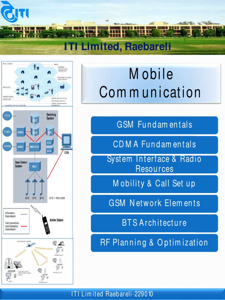 Mobile Communication: ITI Limited, Raebareli ITI Limited, Raebareli | PDF