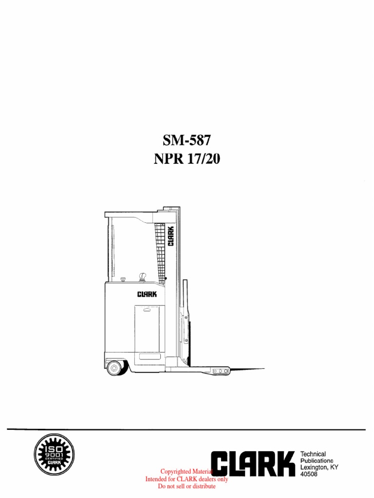 SM-587 NPR17-20 (NPR345) | PDF | Elevator | Tire