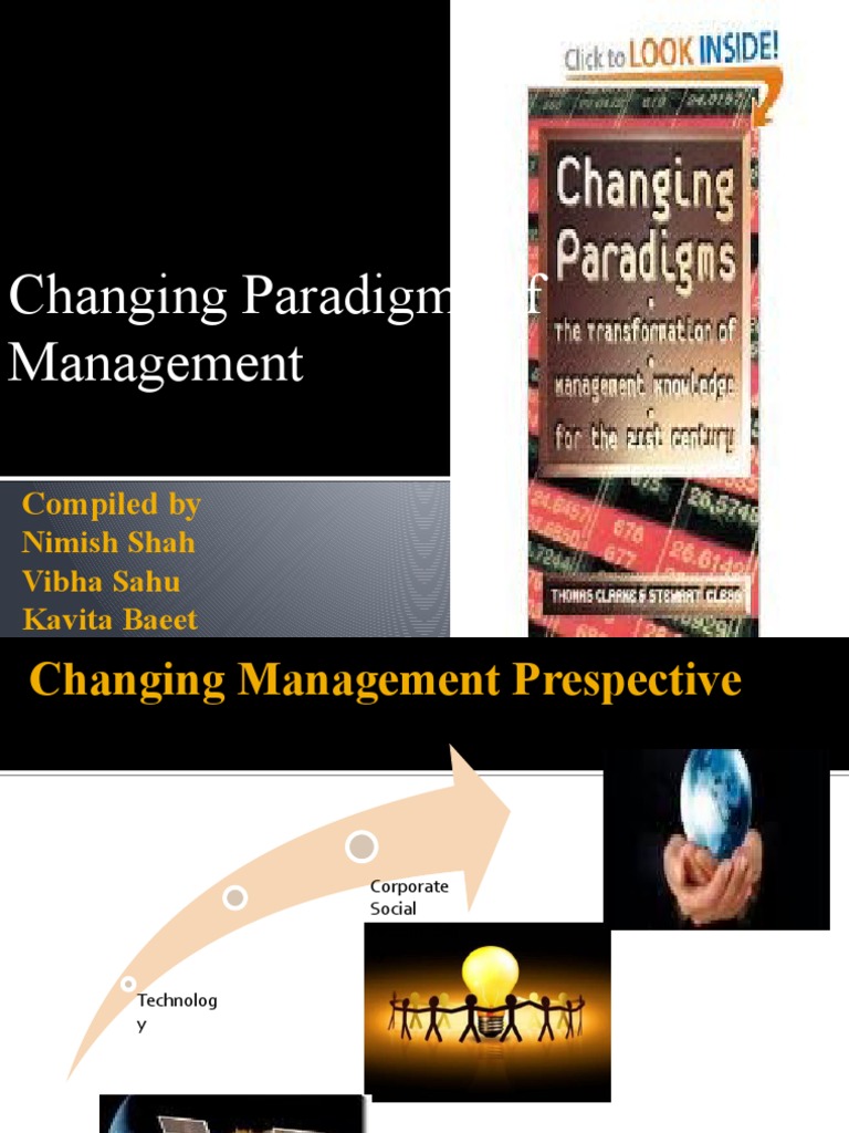 Changing Paradigm Shift in Management | PDF | Nature | Knowledge Management