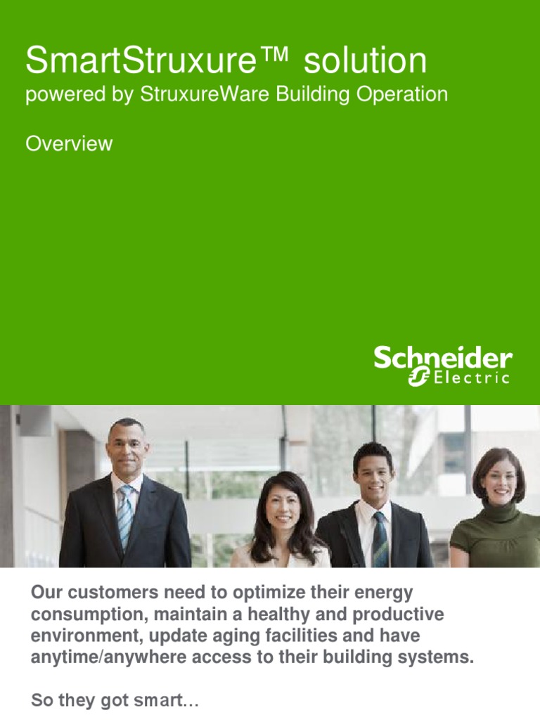StruxureWare Building Operation Overview | PDF | Automation | Efficient Energy Use