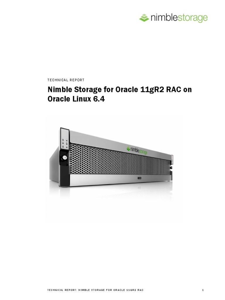 Tr Nimblestorage Oracle Rac Setup Guide Pdf Oracle Database Databases