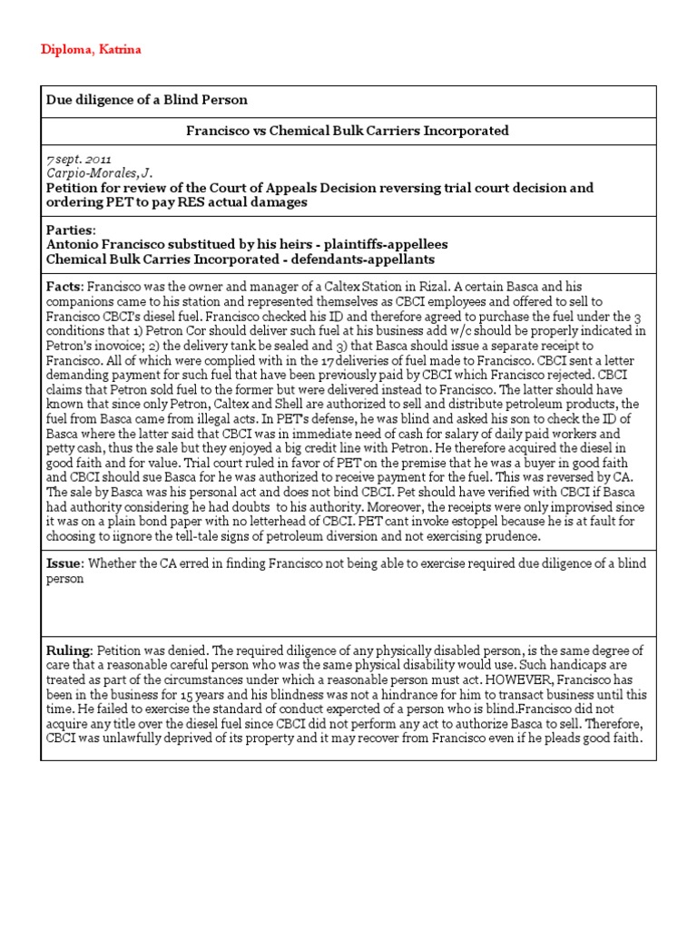 Francisco Vs CBCI | PDF | Common Law | Government
