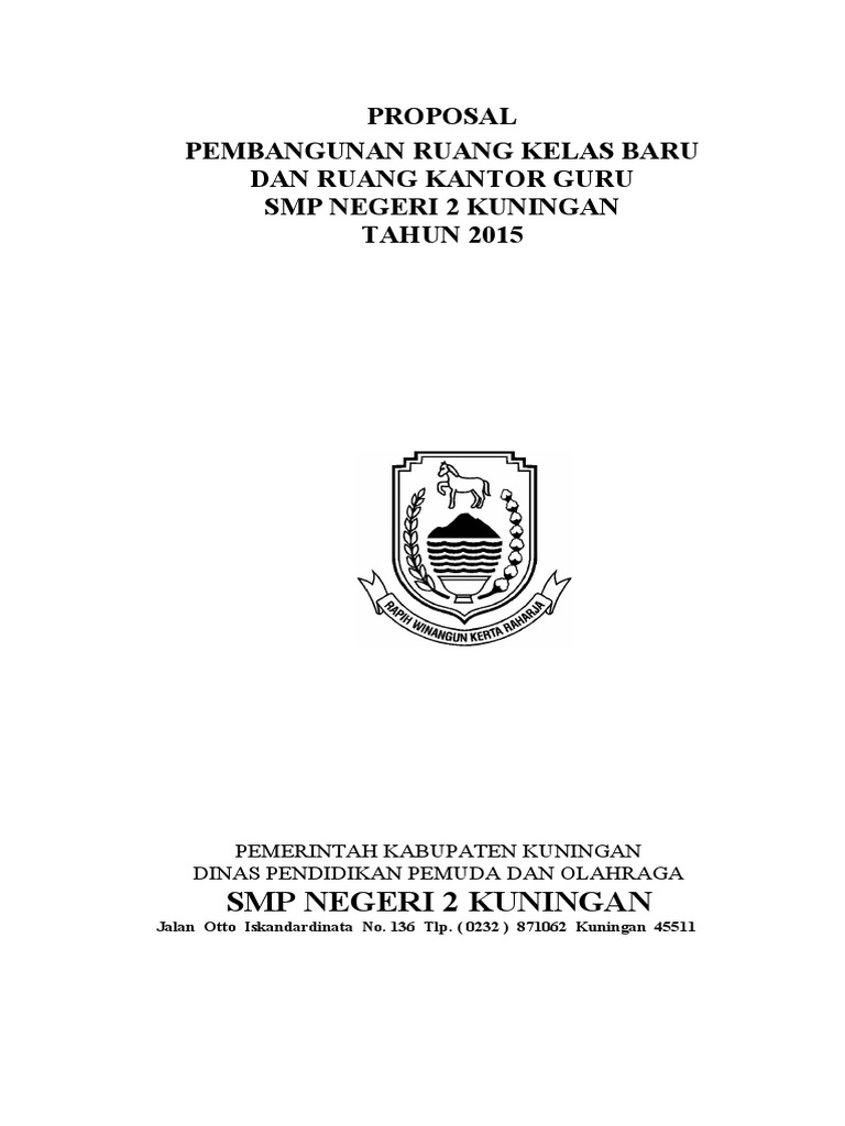 Proposal Pembangunan SMP 2 Kuningan PDF | PDF