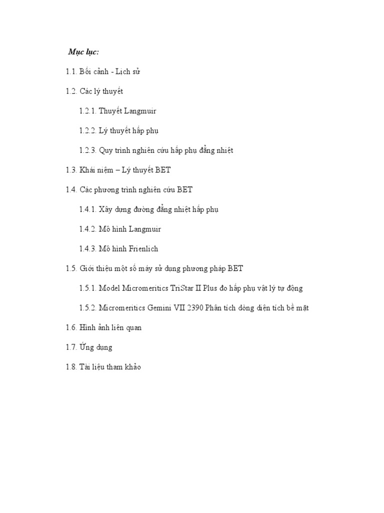 Thuyet Hap Phu Dang Nhiet Da Lop Bet | PDF