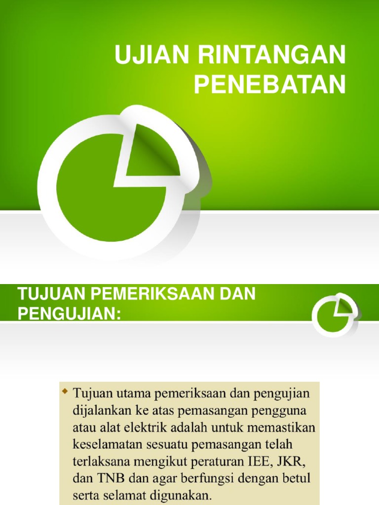 Ujian Rintangan Penebatan | PDF