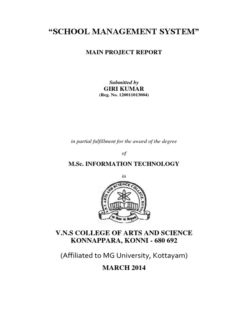 School Management System | PDF | Software Development | Software Testing