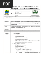 Sop Kunjungan Ibu Nifas Kf1 | PDF