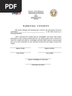 Parent Consent and Waiver Form | PDF | Consent | Social Institutions