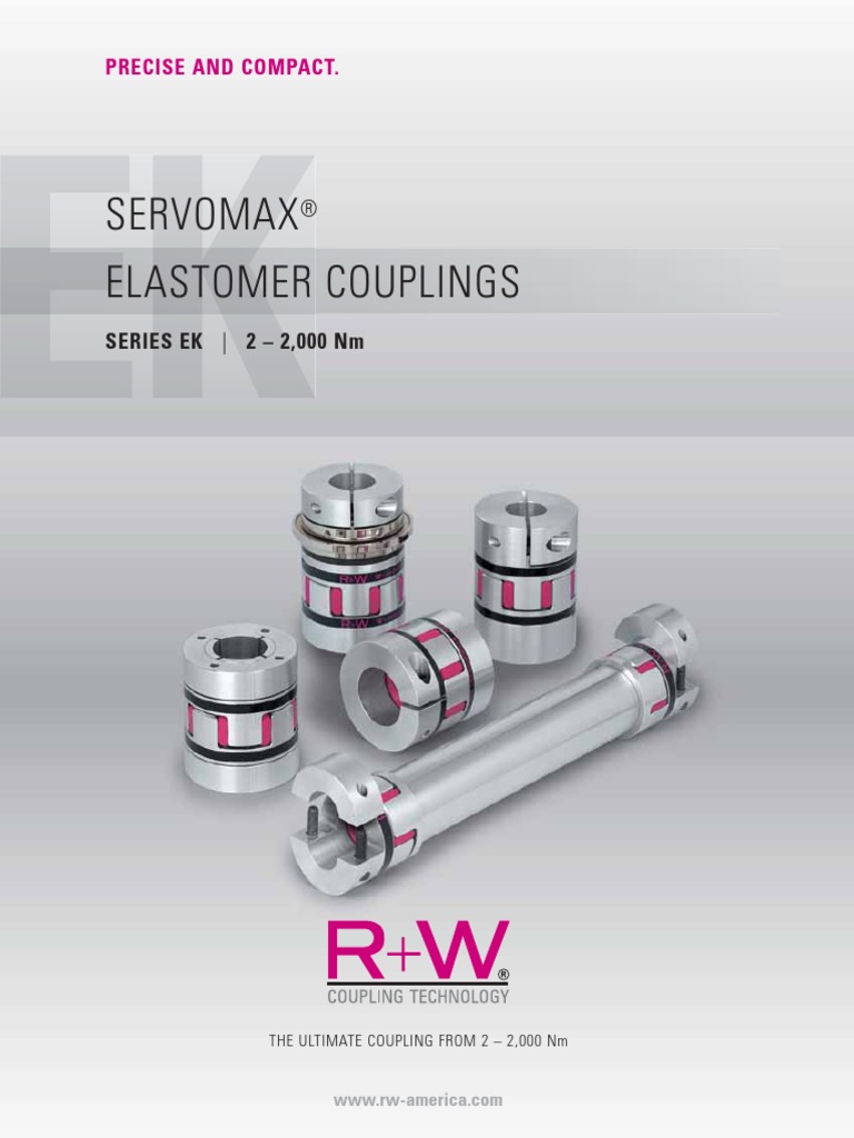 EK Elastomer Couplings | PDF | Mechanical Engineering | Machines