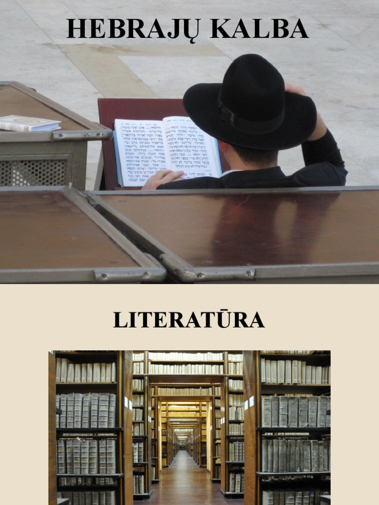 Senoji Hebraju Kalba I Lygis | PDF