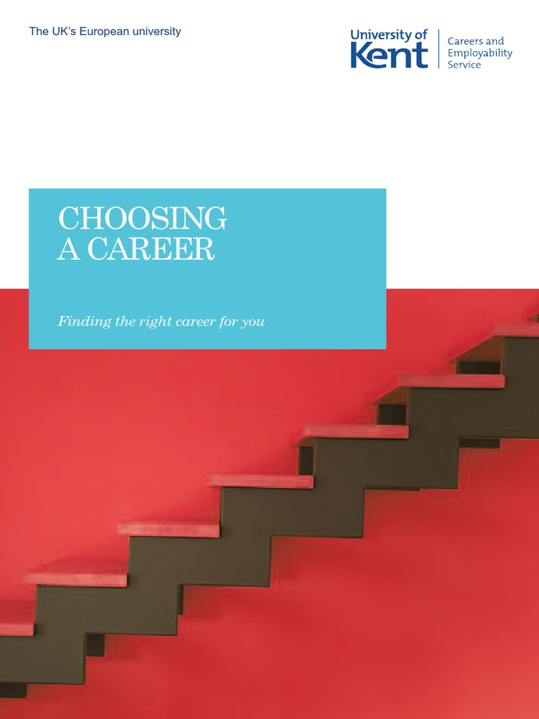 Choosing A Career | PDF | Employment | Psychology