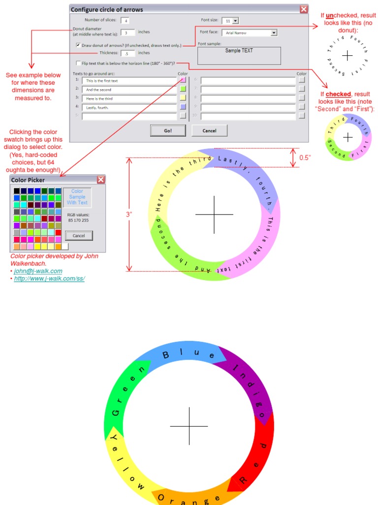Color Picker Developed by John Walkenbach | PDF