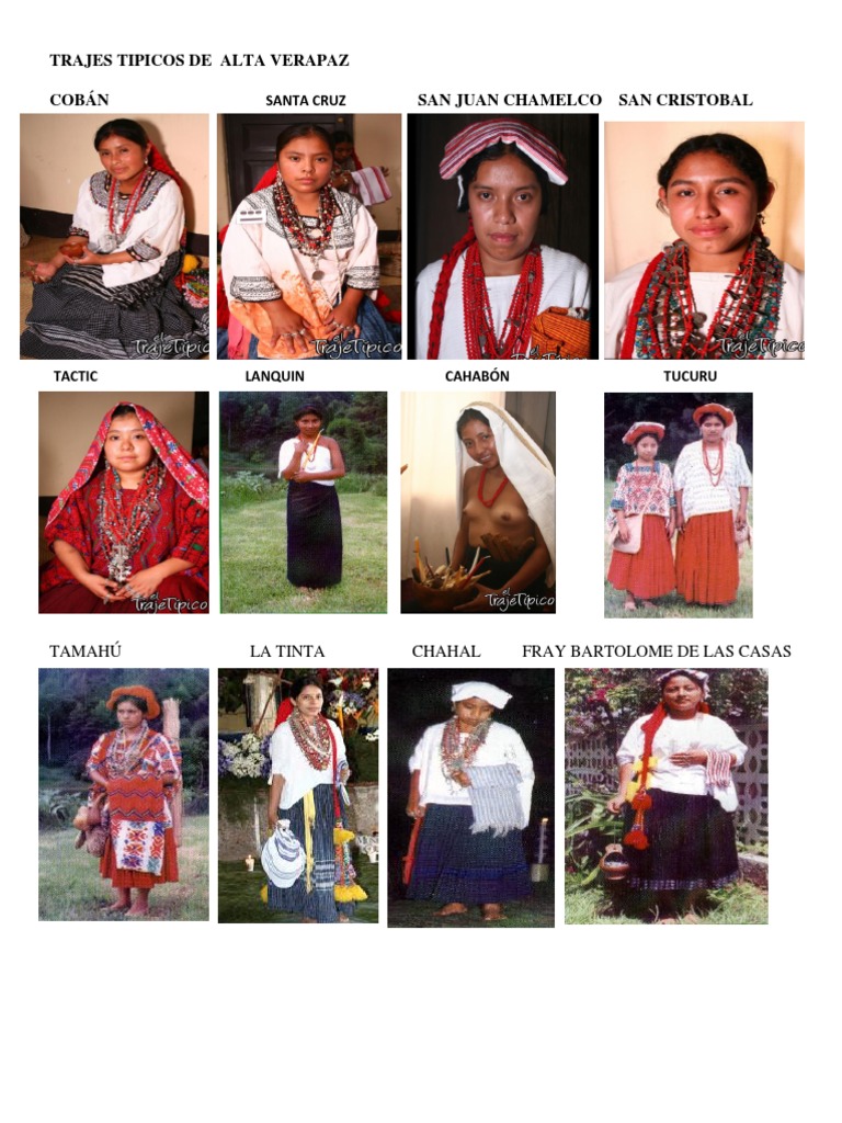 Trajes Tipicos de Alta Verapaz | PDF