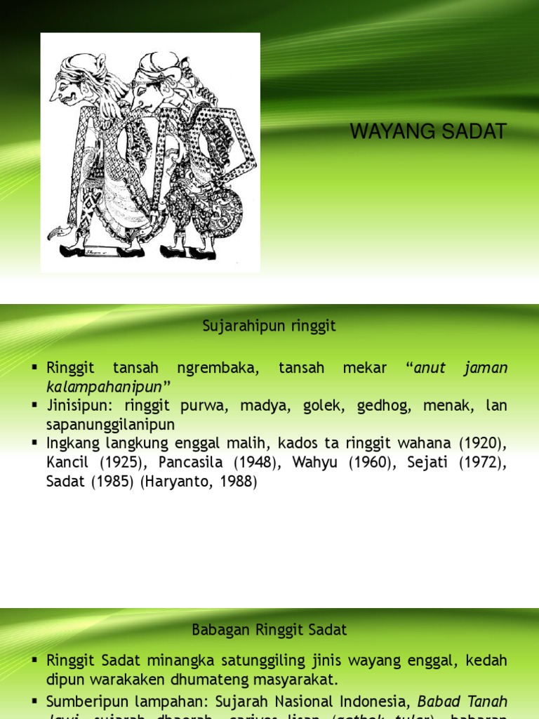 Wayang Sadat | PDF
