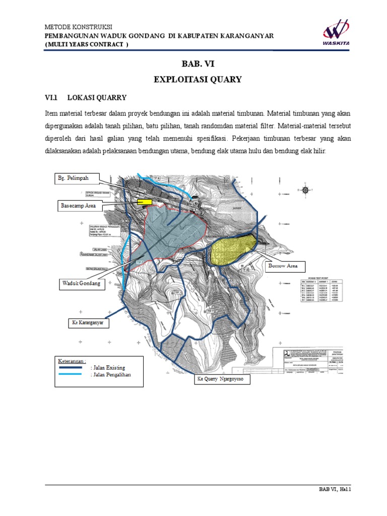 Metode Pelaksanaan - Metode Quarry | PDF