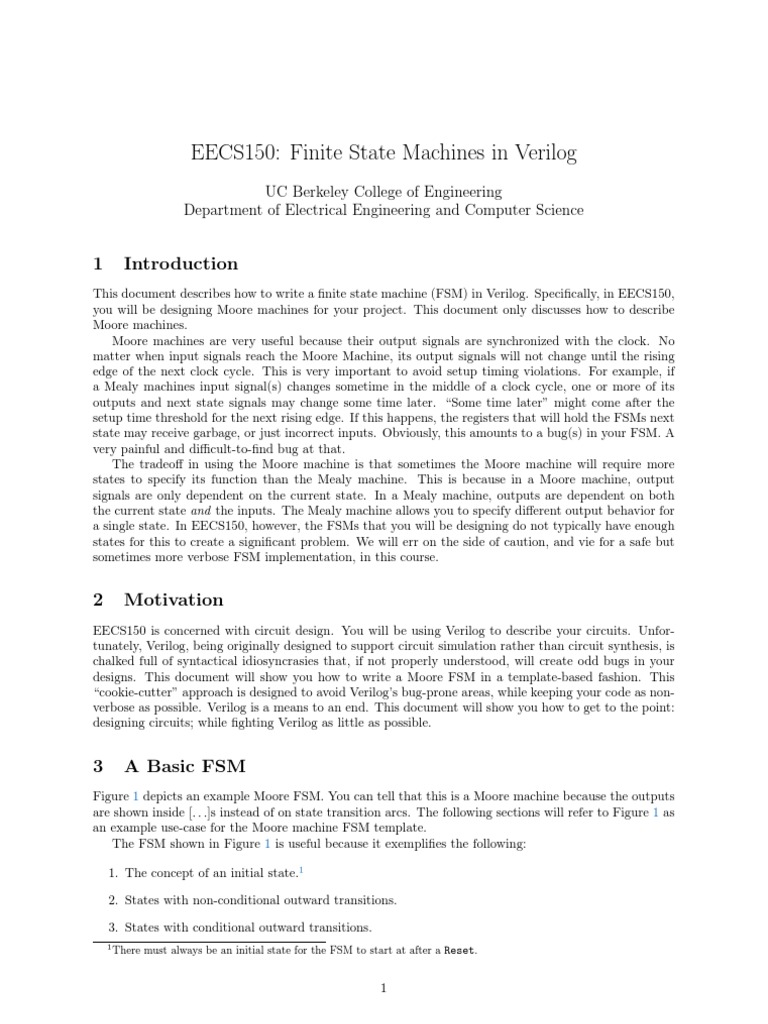 FSM | PDF | C (Programming Language) | Control Flow