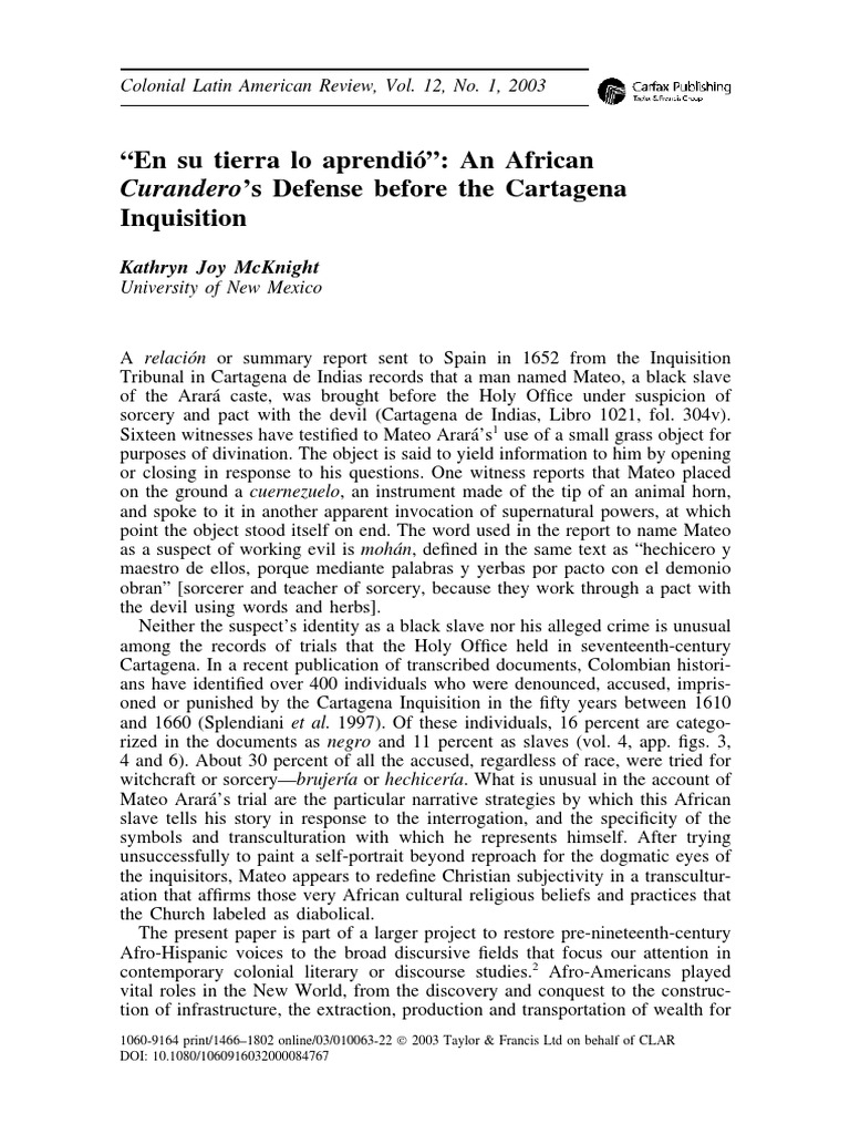 En Su Tierra Lo Aprendio-Kathryn Joy Mcknight | PDF | Witchcraft ...