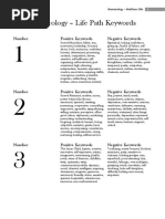 Numerology Worksheet PDF | PDF | Languages | Language Arts & Discipline