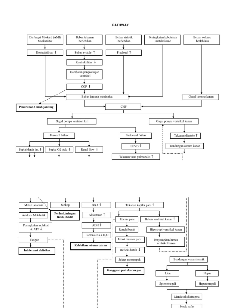 Pathway: Penurunan Curah Jantung | PDF
