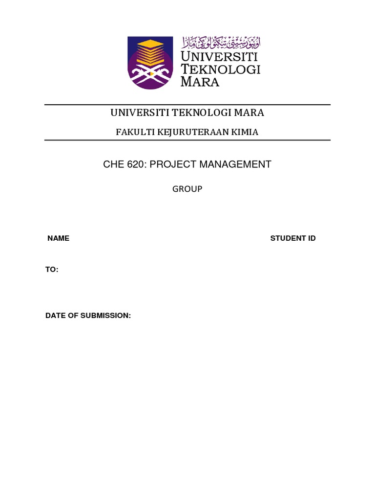 Universiti Teknologi Mara: Fakulti Kejuruteraan Kimia | PDF