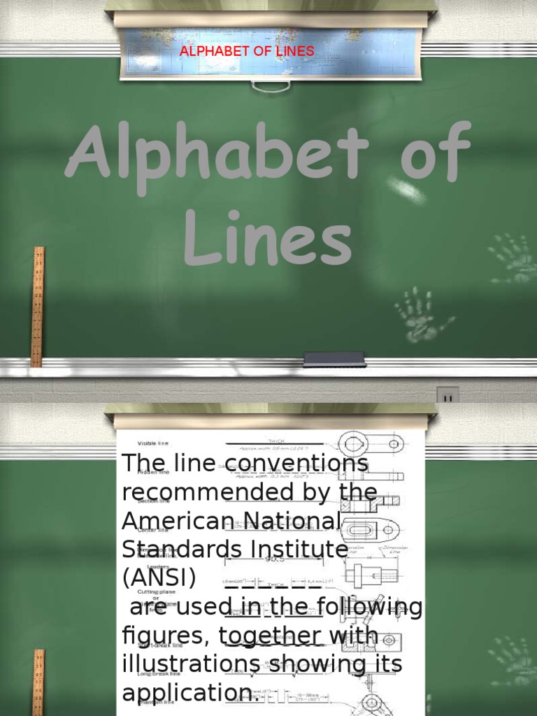 ANSI Line Conventions Explained | PDF | Nature | Teaching Mathematics
