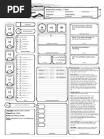 Dungons and Dragons Sample Sheet | PDF | Fantasy Games | Dungeons & Dragons