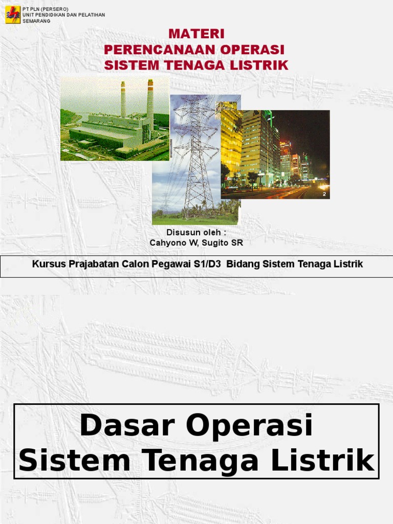 Materi Rencana Operasi | PDF | Teknologi & Rekayasa