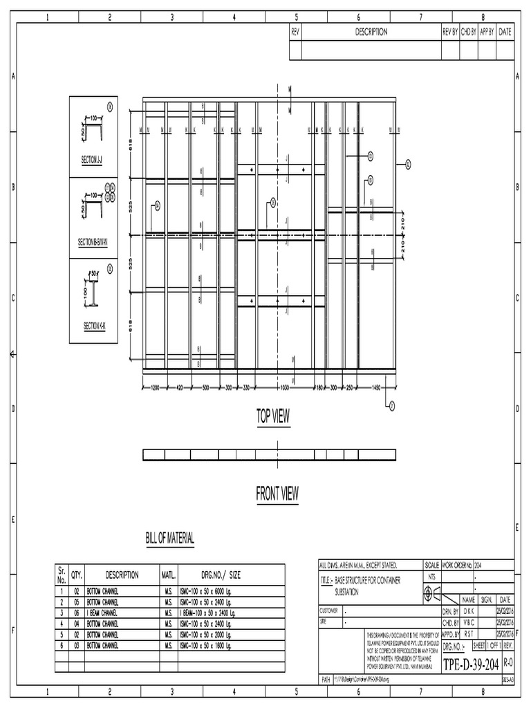 Shipping Container Drawing | PDF