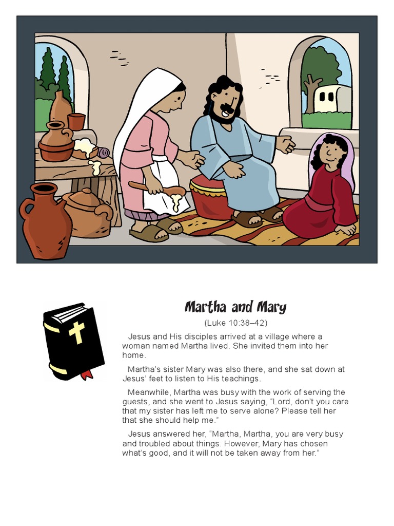 Meals With Jesus: Martha and Mary | PDF