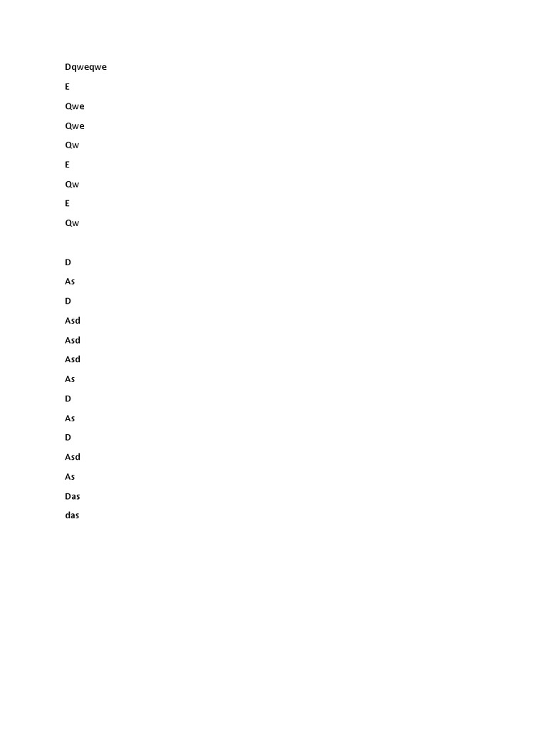 Dqweqwe E Qwe Qwe QW E QW E QW | PDF