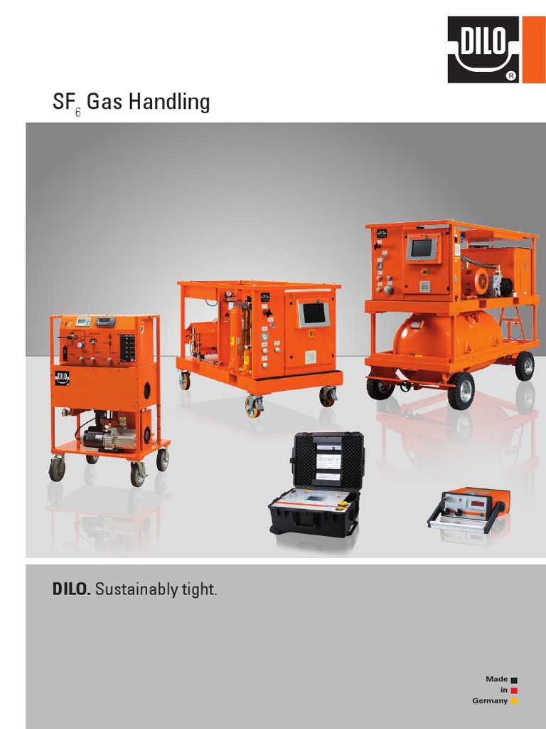 DILO SF6-Gashandling Catalogue GB | Vacuum Tube | Vacuum