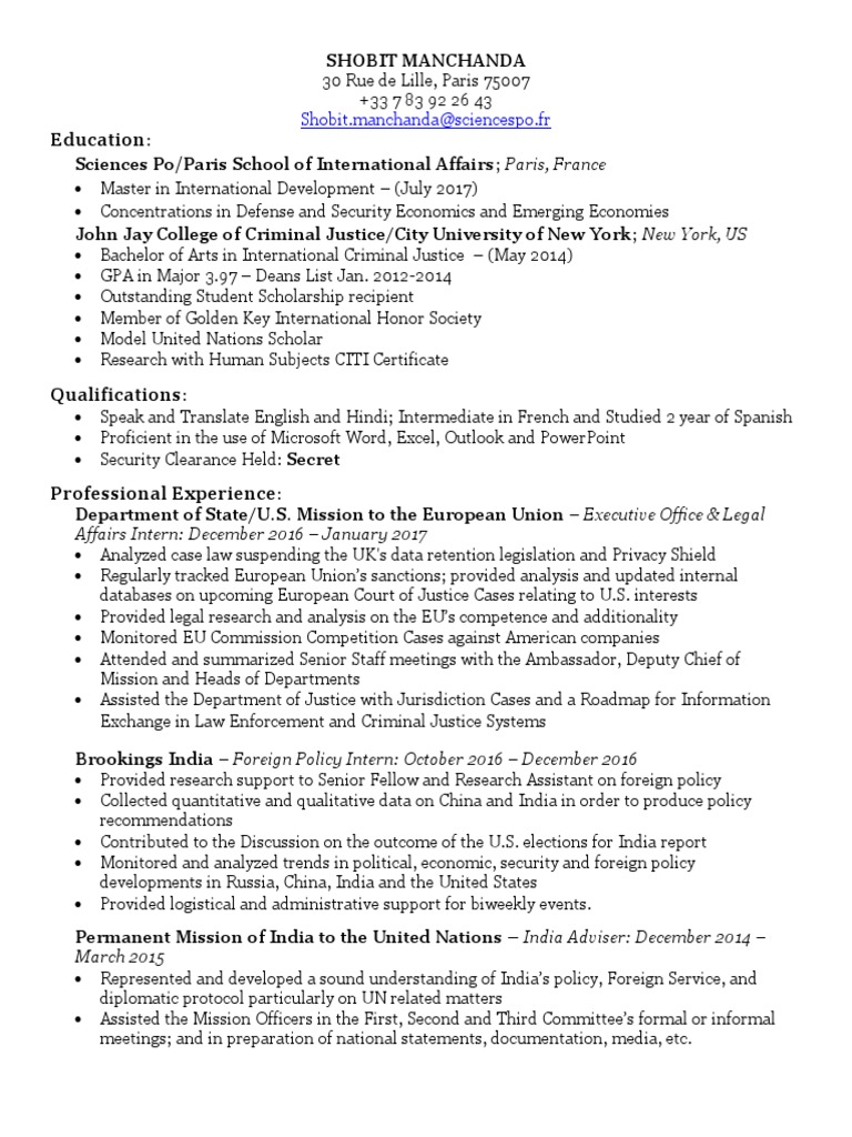 CV | PDF | United Nations General Assembly | United Nations