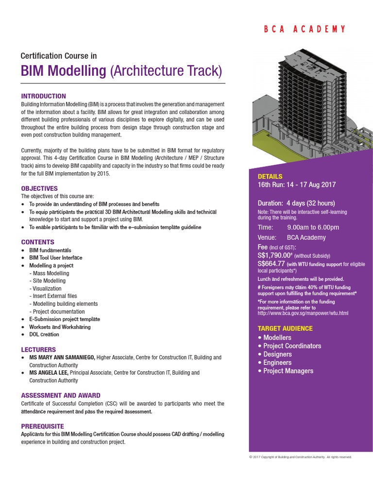 BIM Brochure | PDF | Building Information Modeling | Science And Technology