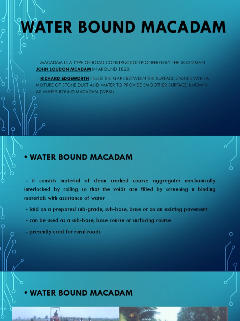 Water Bound Macadam | Construction Aggregate | Road Infrastructure