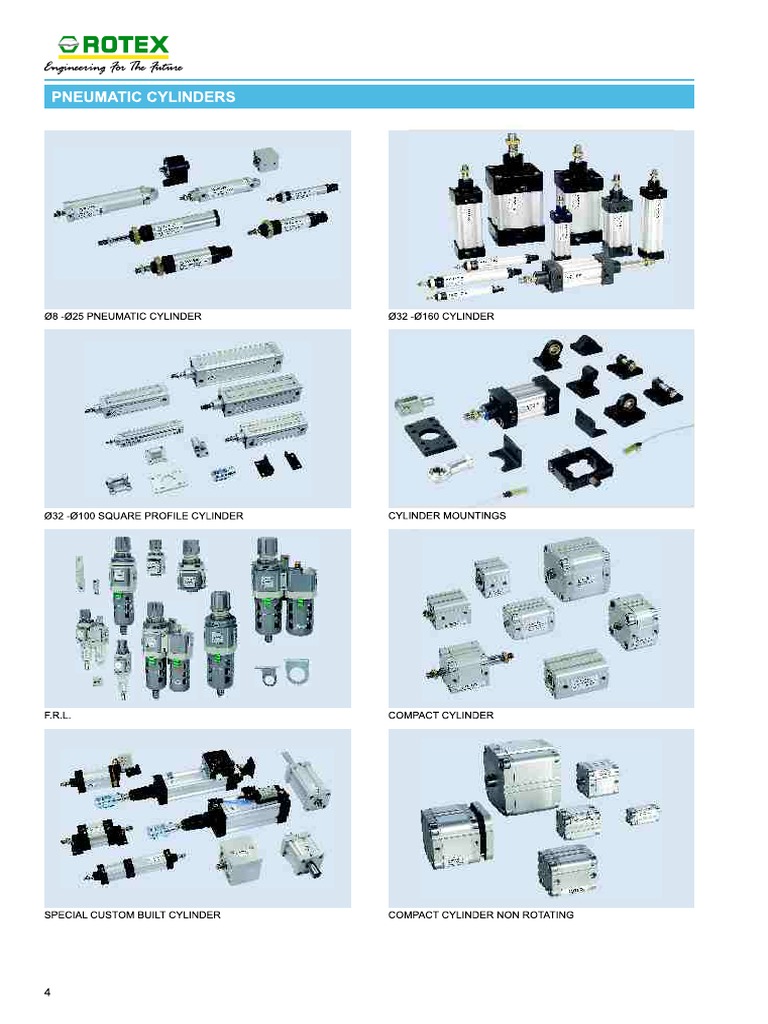 Rotex Pneumatic Cylinder 1 | PDF