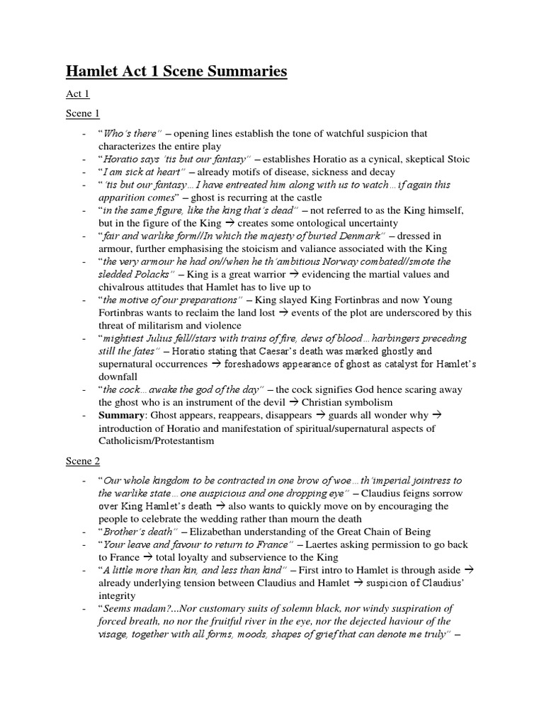 Hamlet - Act 1 | Hamlet | Ghosts