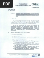 Letter of Intent for FDA Address Change | PDF