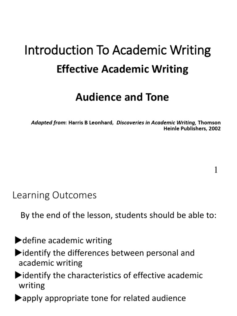 Introduction To Academic Writing | PDF | Sentence (Linguistics) | Logic