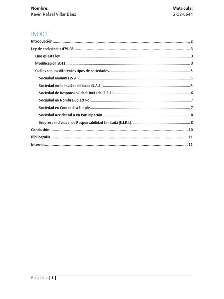 Ley 479-08 | PDF | Derecho Corporativo | Empresas