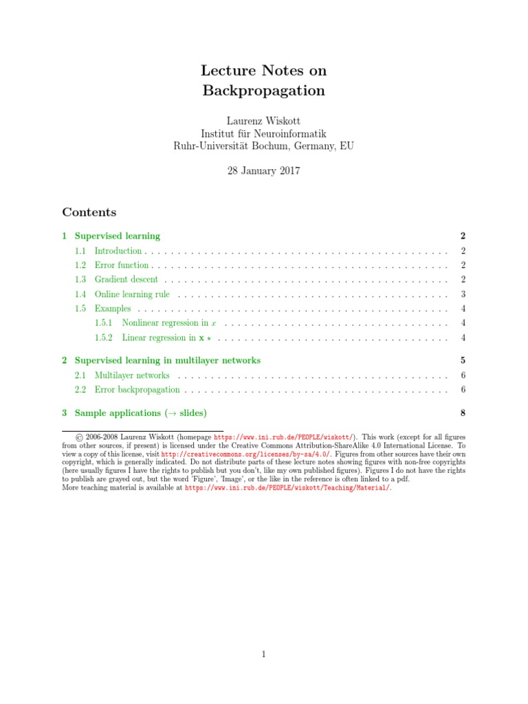 Backpropagation LectureNotesPublic | PDF | Applied Mathematics ... Backpropagation LectureNotesPublic | PDF | Applied Mathematics ...