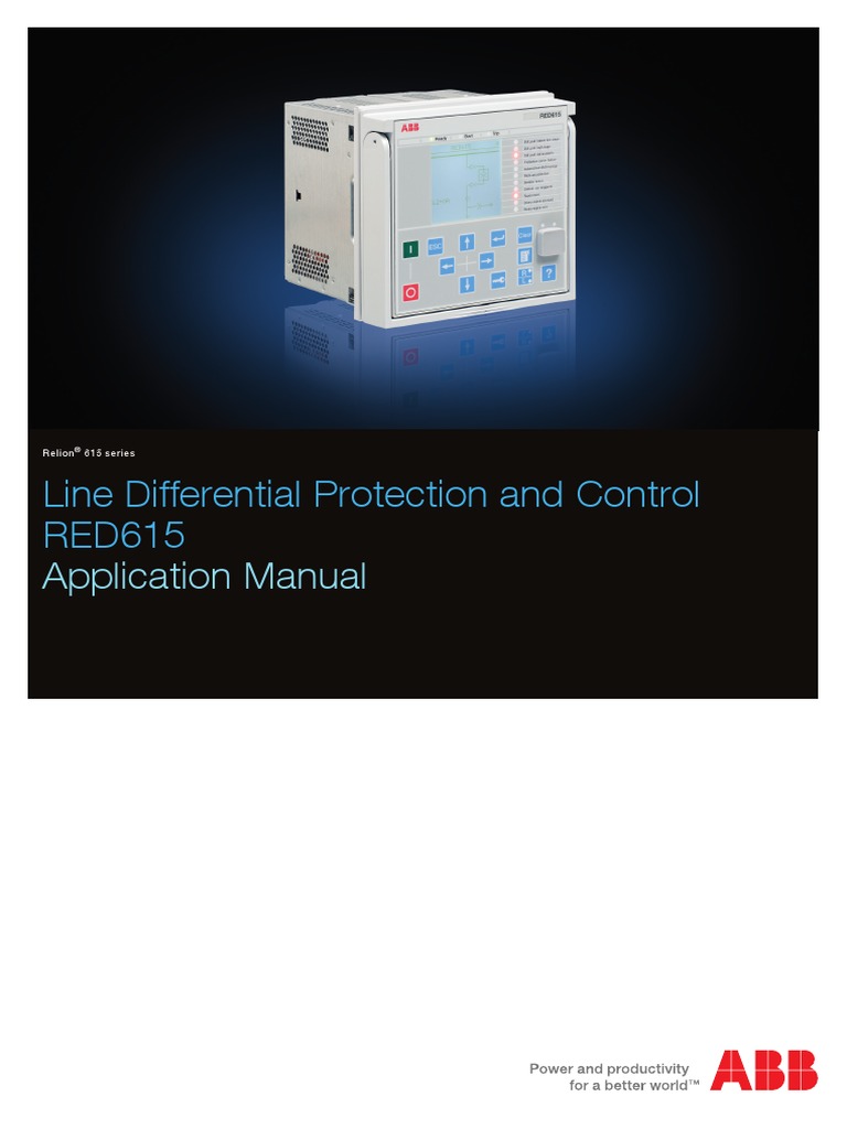 RED615 Appl 756498 ENm | PDF | Electrical Substation | Electromagnetic ...