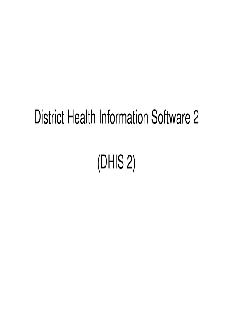 dhis_2 | Postgre Sql | Databases